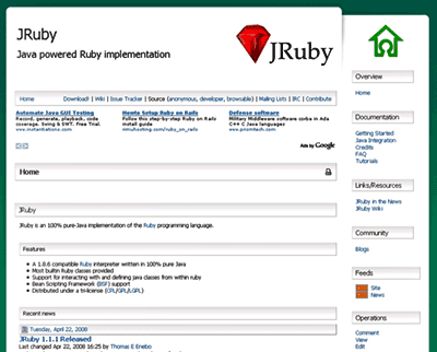 Aptana RadRailsで始める JRuby on Rails超入門：実用レベルに達したJRubyを体感してみよう（前編）（1/3 ページ） - ＠IT