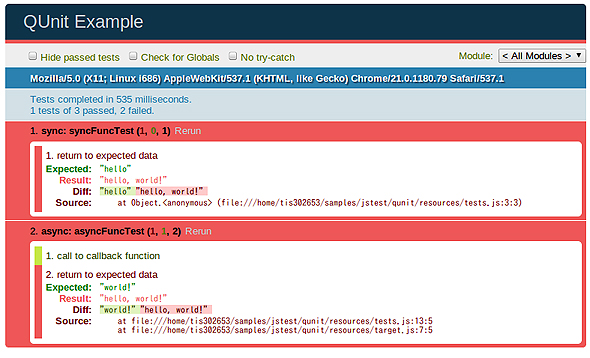 QUnit＋PhantomJSでJavaScriptのヘッドレスなテスト：フレームワークで実践！ JavaScriptテスト入門（3）（2/3 ...