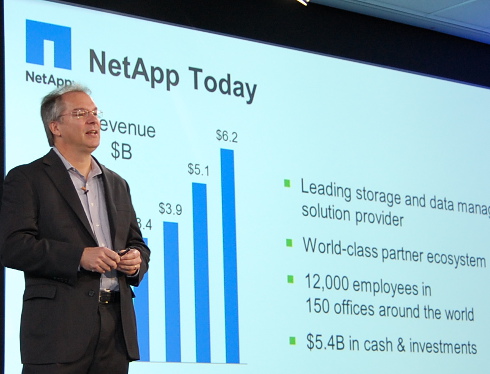 ネットアップ、フルフラッシュストレージ製品群と新ストレージOSを発表 - ＠IT
