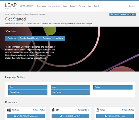 ProcessingやJavaScriptでLeap Motionを動かす：PC制御UIの最先端Leapアプリ開発入門（2）（1/3 ページ） - ＠IT