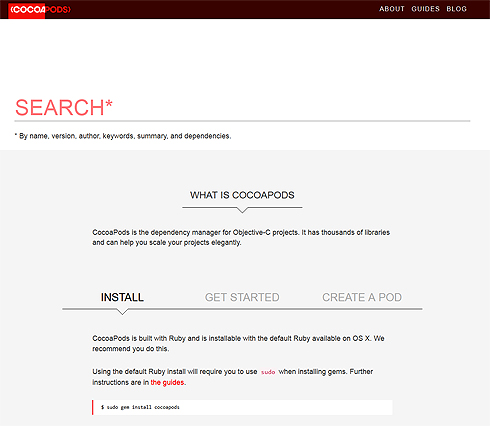 iOSライブラリ管理の神ツール「CocoaPods」のインストールと使い方：生産性ガチアゲなオープンソースiOSライブラリ（終）（1/2 ページ） - ＠IT