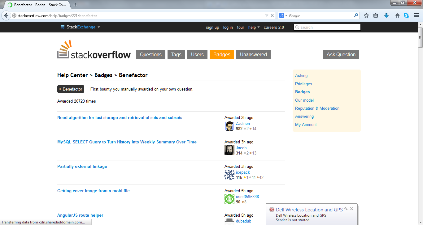 Stack Overflow（スタックオーバーフロー）の使い方：Badge（評価システム）編：海外Webサービスのトリセツ（3） - ＠IT