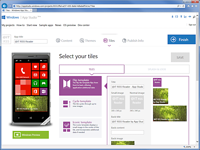 無償のオンライン型開発環境「Windows App Studio」入門：特集：ノンコーディングでユニバーサルWindowsアプリを作ろう（1/ ...