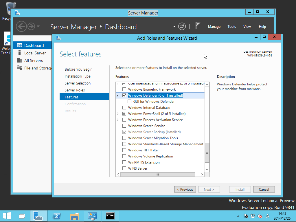 サーバーにもWindows Defenderが標準搭載に：vNextに備えよ！ 次期Windows Serverのココに注目（3） - ＠IT