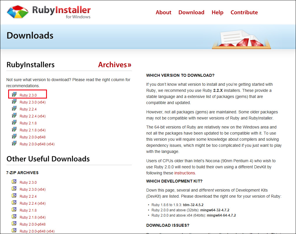 RubyをWindowsにダウンロードしてインストール、アンインストールする：スマホで便利な環境構築手順書（1/2 ページ） - ＠IT