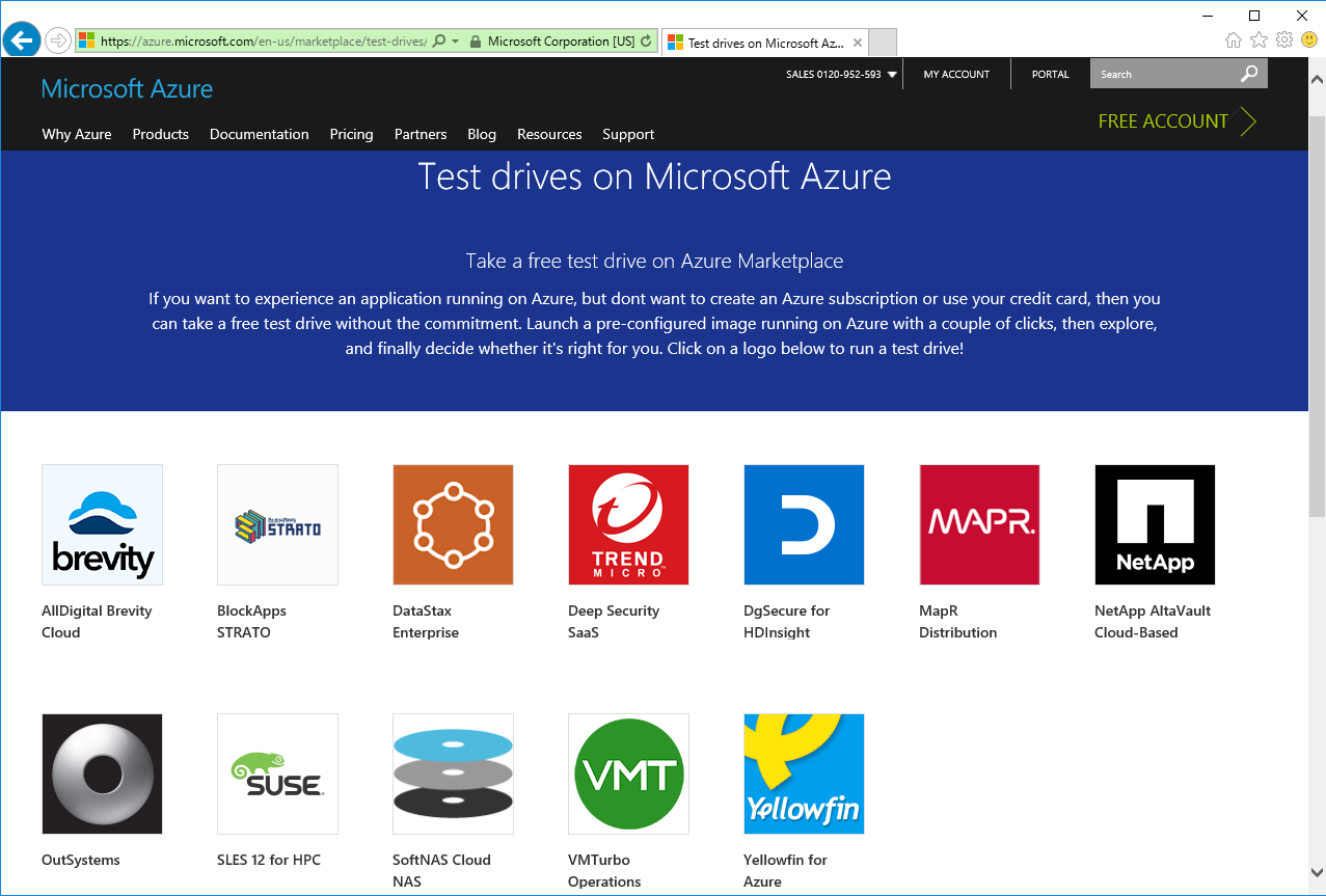 「サブスクリプション不要」で手軽かつ簡単に試用できる――Test Drives on Microsoft Azure：Microsoft ...