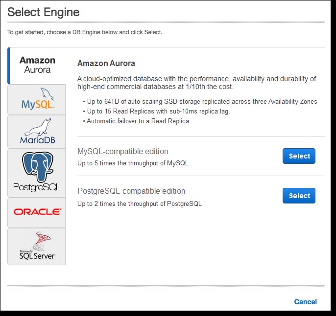Aws、クラウドdbサービス「amazon Aurora」をアップデート Postgresql互換エンジンも利用可能に：aws上で稼働するpostgresqlの2倍の性能を実現 ＠it