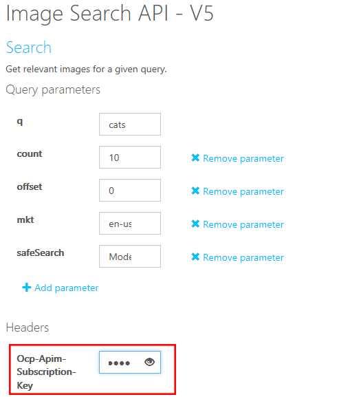 Bing Image Search API：Dev Basics／Keyword - ＠IT