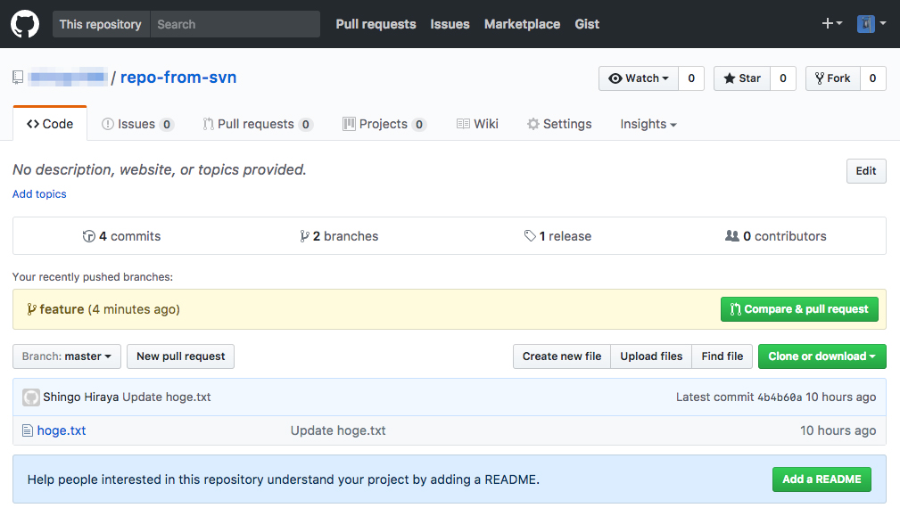 たった3つで共存できる、Git／GitHubとSubversion（SVN）の連携、移行に関する基本操作：こっそり始めるGit／GitHub超入門（14）（2/3 ページ） - ＠IT