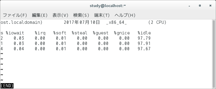 mpstat 】コマンド――CPUごとの使用率を表示する：Linux基本コマンドTips（127） - ＠IT