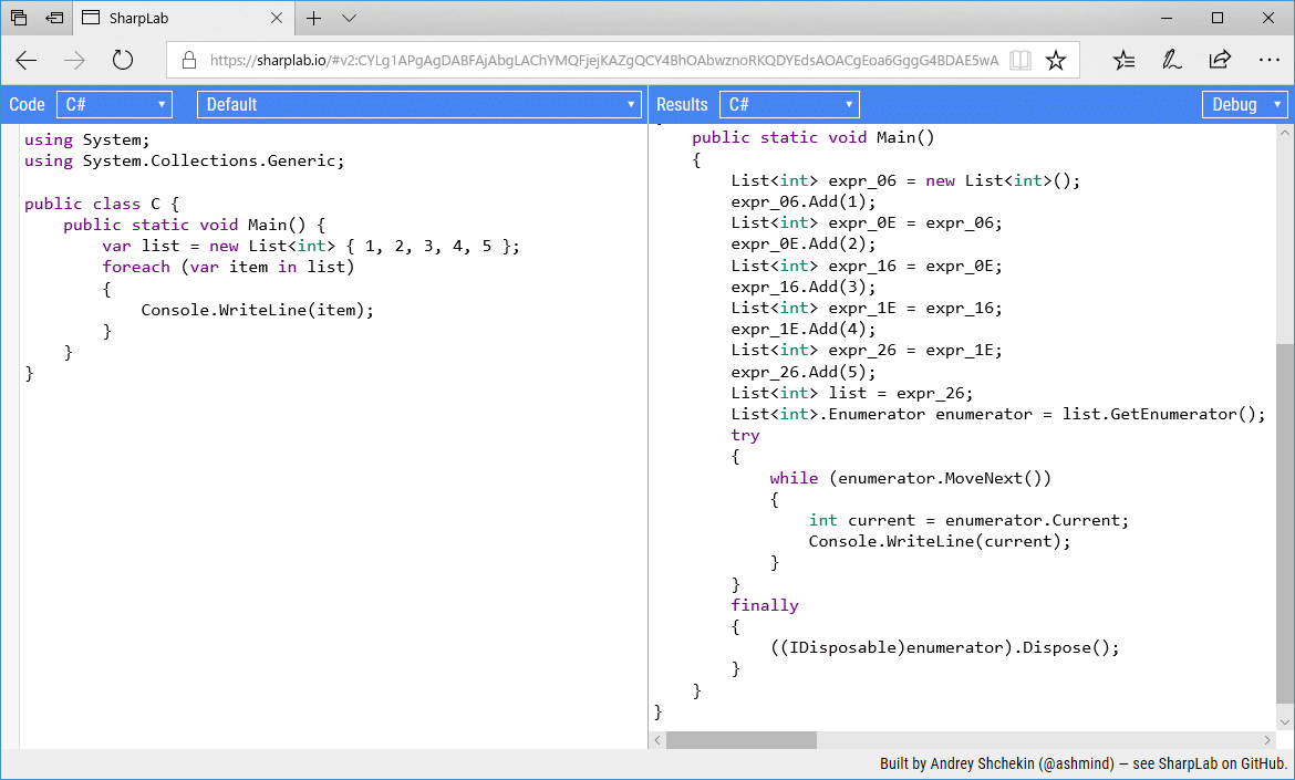 SharpLab：Dev Basics／Keyword - ＠IT