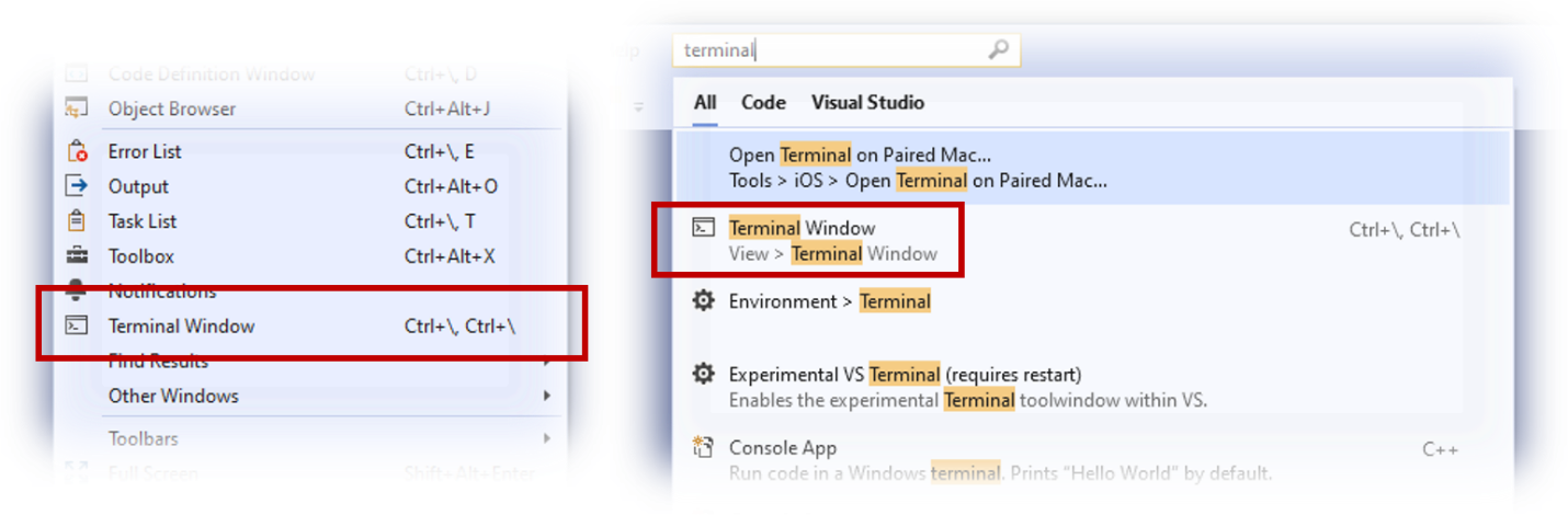 「Visual Studio Terminal」、Microsoftが最初のプレビュー版を提供開始：VS 2019 バージョン16.3で利用 ...