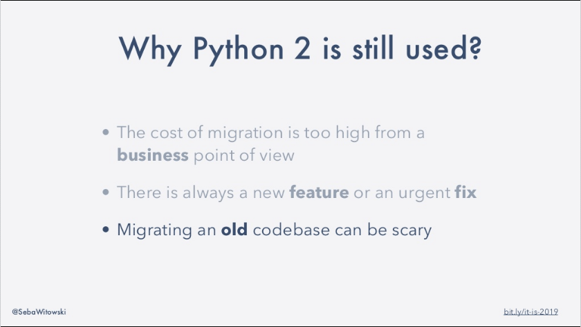 今がPython 2からPython 3へ移行するのにベストなタイミング：トークセッションレポート：Pythonイベント - ＠IT