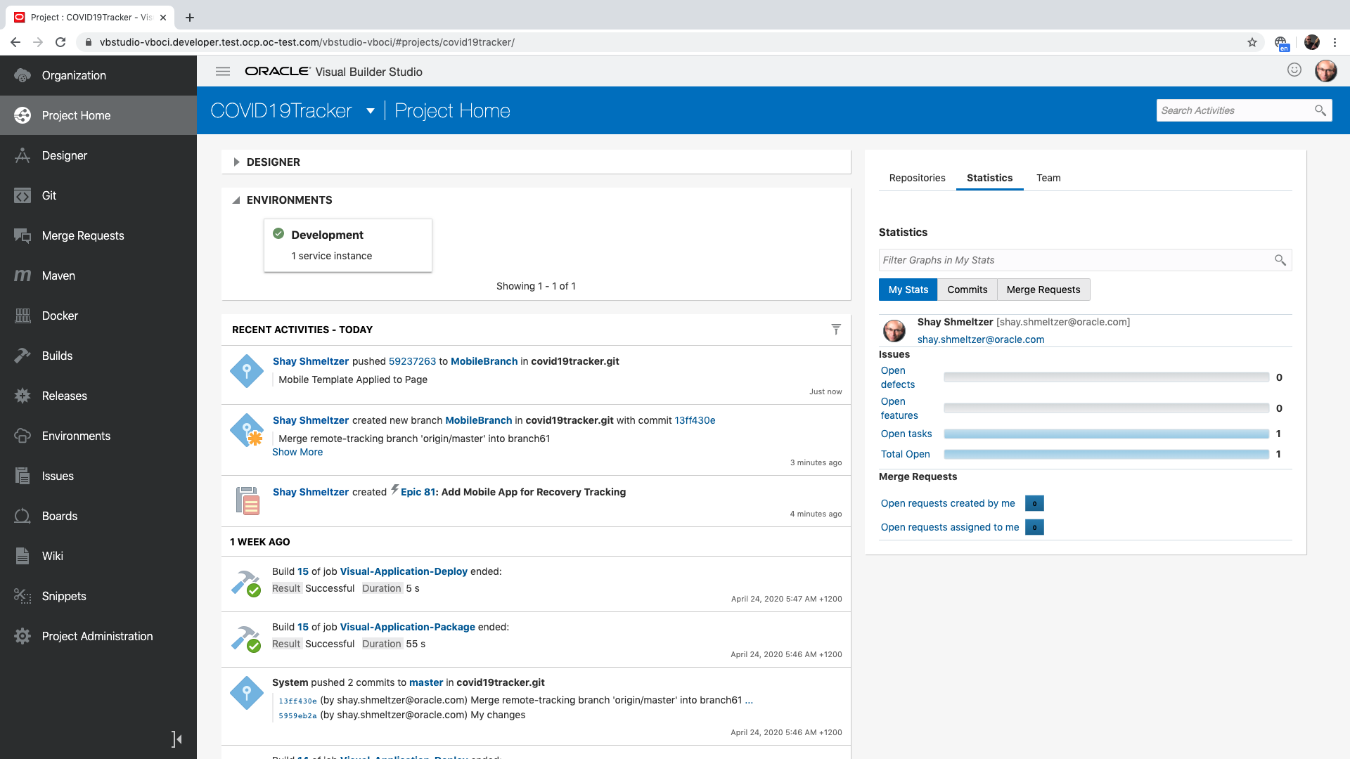 Oracle、統合型開発／デリバリー環境「Oracle Visual Builder Platform」をリリース：2つの機能を統合 - ＠IT