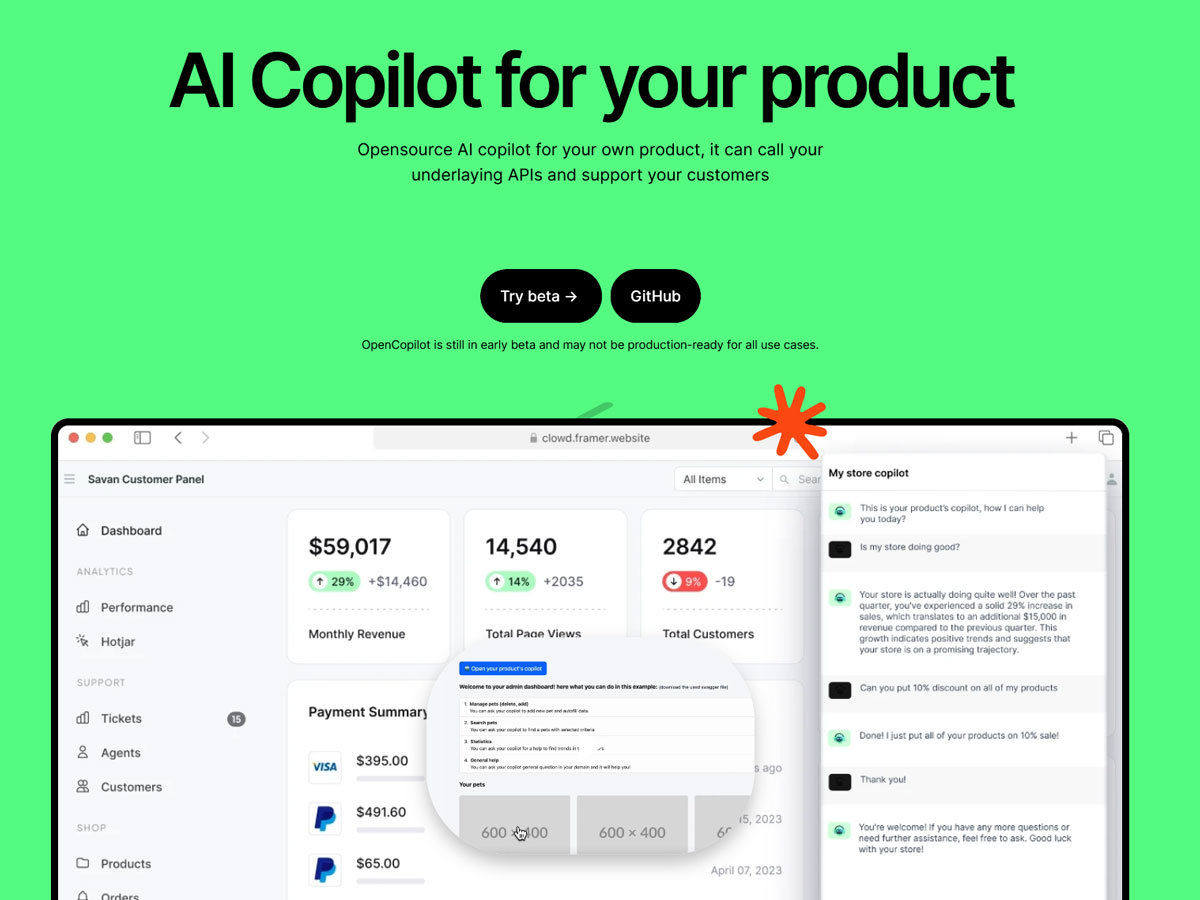 企業が自社アプリのAIコパイロットを提供できるOSS「OpenCopilot」公開：SaaSやWebアプリのAPIを呼び出してユーザーをサポート - ＠IT