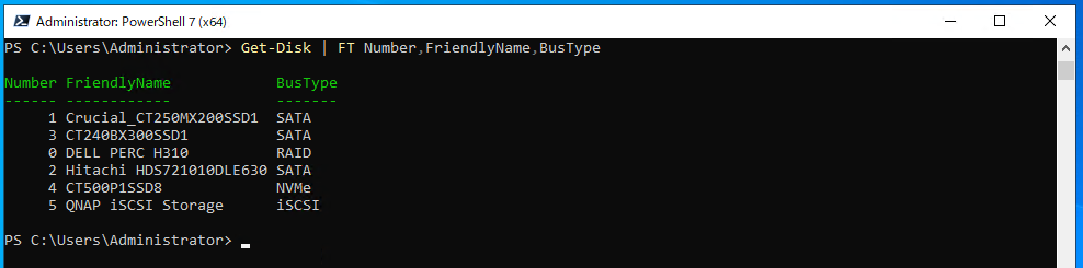 Get-Disk 】コマンドレット――コンピュータのディスク情報を取得する：Windows PowerShell基本Tips（90） - ＠IT