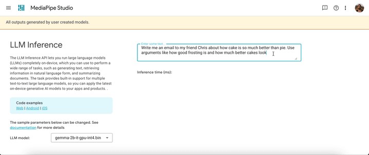 オンデバイスでLLMを実行できる「MediaPipe LLM Inference API」、Googleがリリース：数ステップでLLMを ...