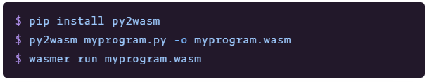 Wasmerが「py2wasm」を発表、PythonからWebAssemblyに変換 インタープリタより3倍高速実行可能に：Nuitkaを利用し高速化、難読化 - ＠IT