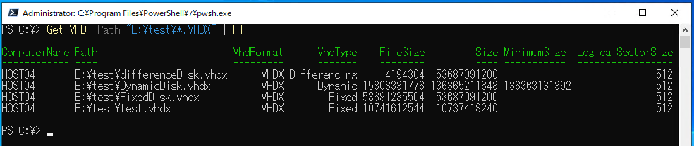Get Vhd 】コマンドレット――仮想ディスクの情報を取得する：windows Powershell基本tips（107） ＠it