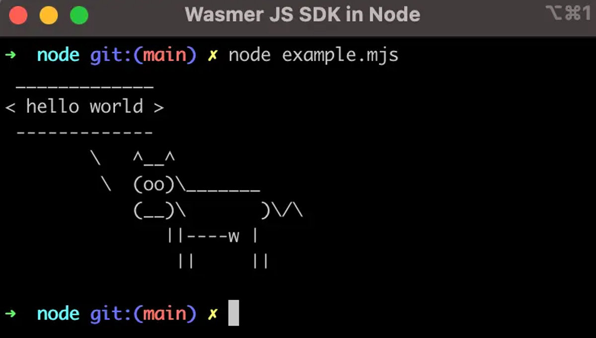 Wasmer、WebAssembly SDK「@wasmer/sdk」アップデート Node.jsとBunから直接Wasmを実行可能に：サンプルプログラムをGitHubで公開 - ＠IT