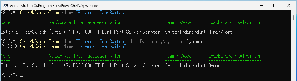 Set Vmswitchteam 】コマンドレット――hyper Vのsetが有効化された仮想スイッチのset関連設定を変更する：windows Powershell基本tips（132） ＠it