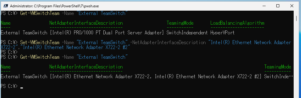 Set Vmswitchteam 】コマンドレット――hyper Vのsetが有効化された仮想スイッチのset関連設定を変更する：windows Powershell基本tips（132） ＠it